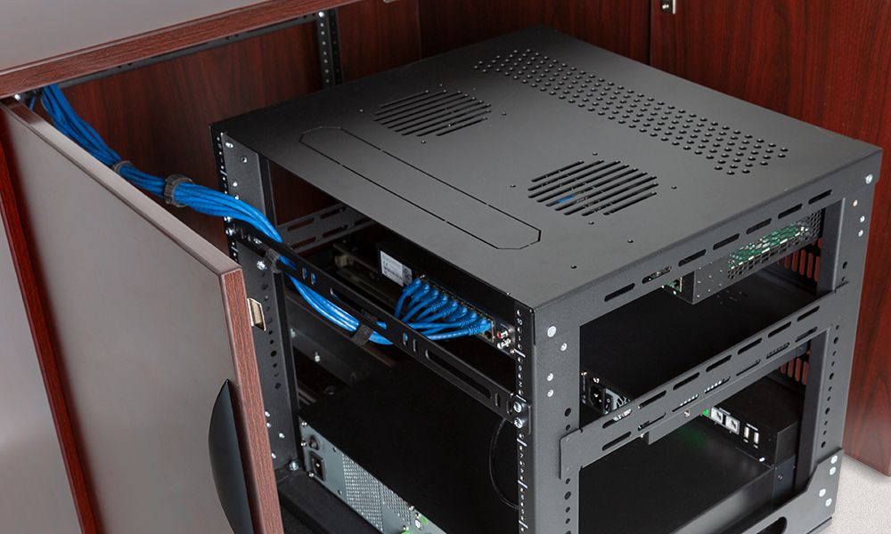 Strong SR-CAB-SLIDE-24U, In-Cabinet Slide Out Rack | 24U NCMS